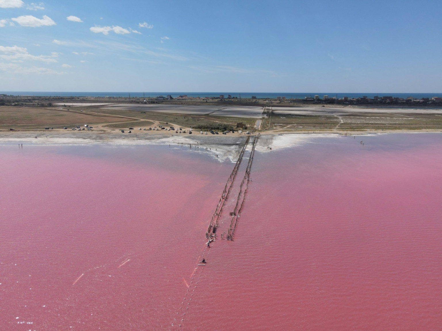 Pink Salt Pan in Walvis Bay | Namibia's Natural Attraction